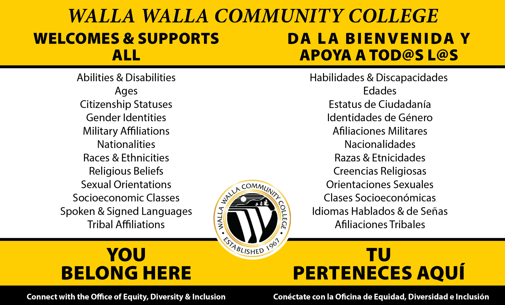 Community and Belonging - Walla Walla Community College